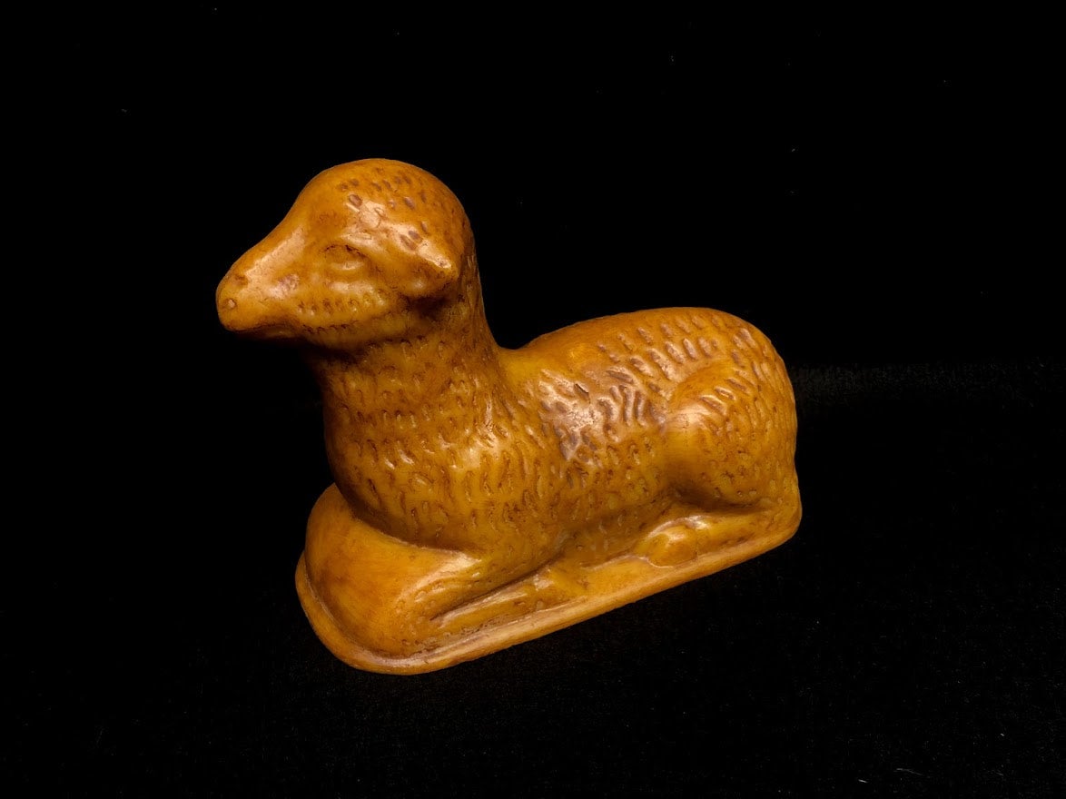 Large Laying Lamb | Cinnamon Treasures